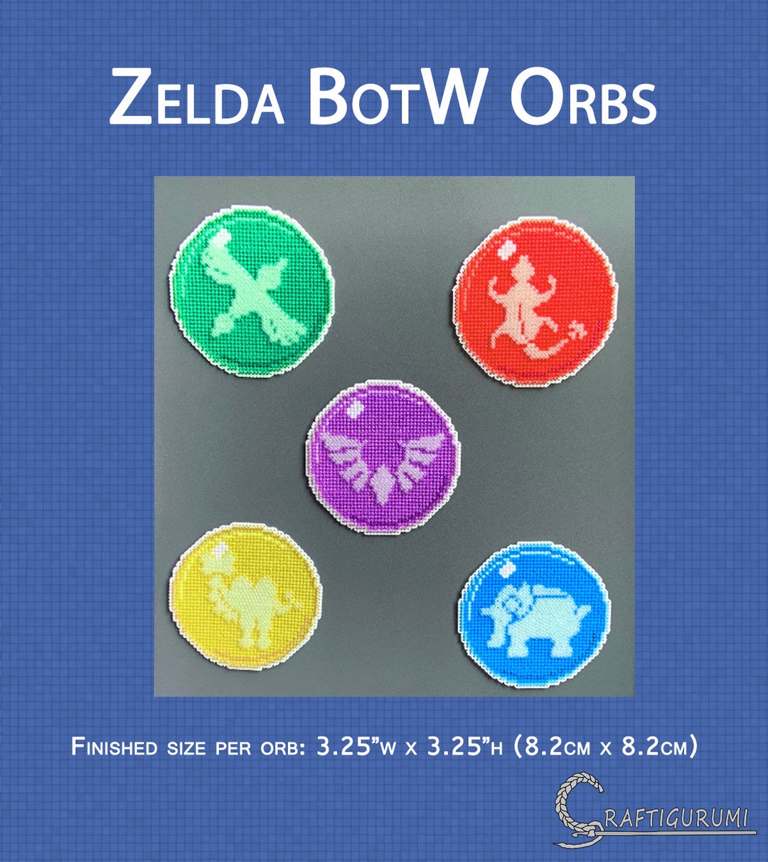 Zelda Botw Orb Bundle - Cross Stitch Pattern - Etsy