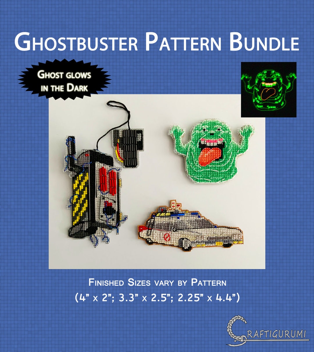 Ghostbuster Bundle - Cross Stitch Pattern - Etsy