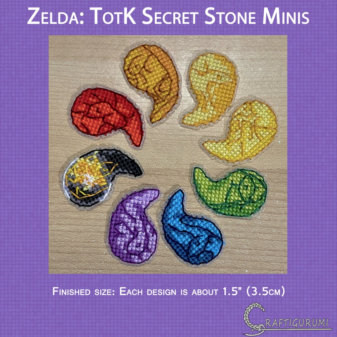 Zelda: Totk Secret Stones Minis - Cross Stitch Pattern - Etsy