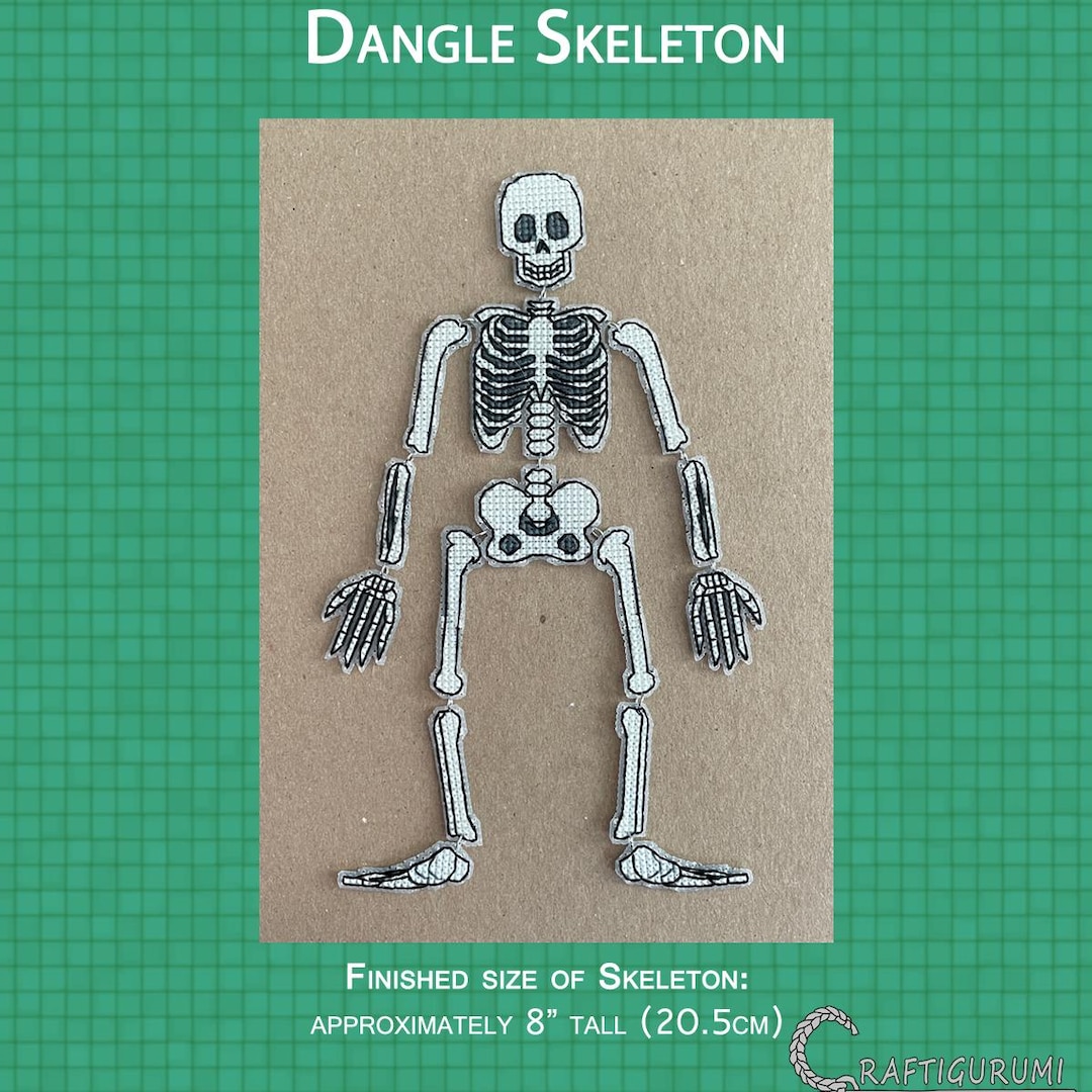 Dangle Skeleton - Digital PDF Pattern - Etsy