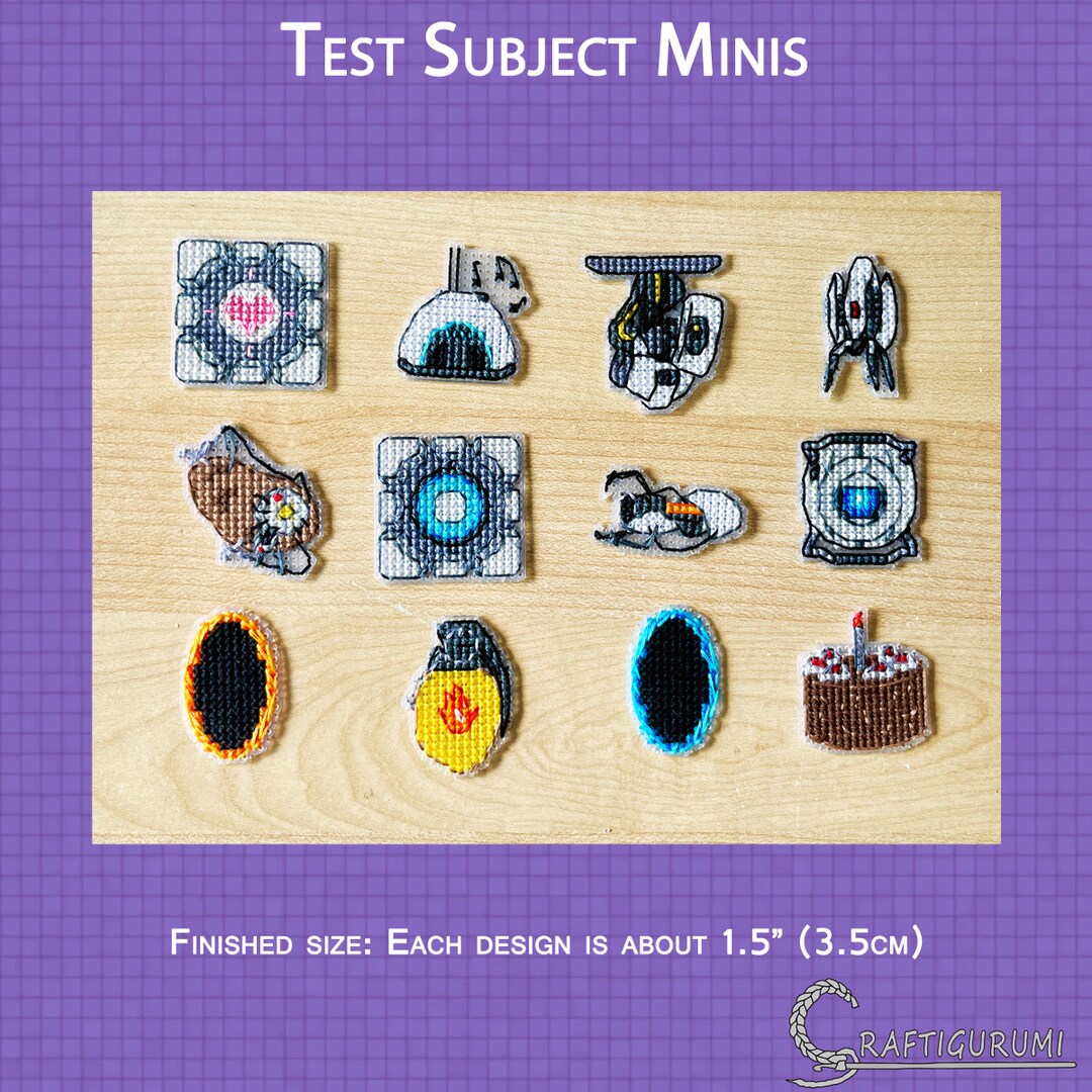 Test Subject Minis - Cross Stitch Pattern - Etsy