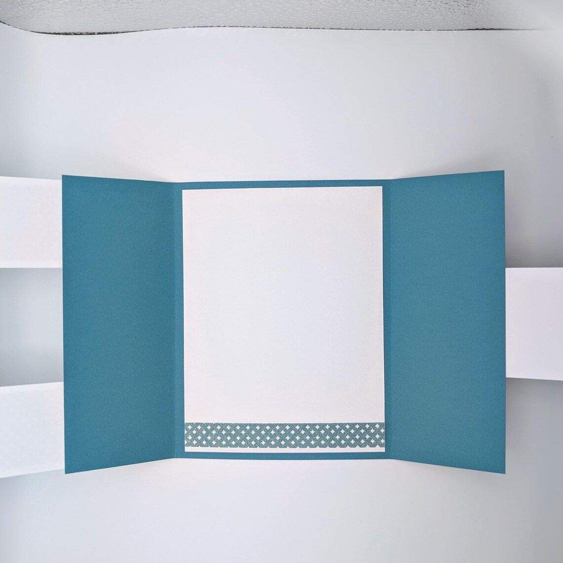 Banded Gatefold Birthday Card – Handstamped Greeting Card, Stampin' Up ...