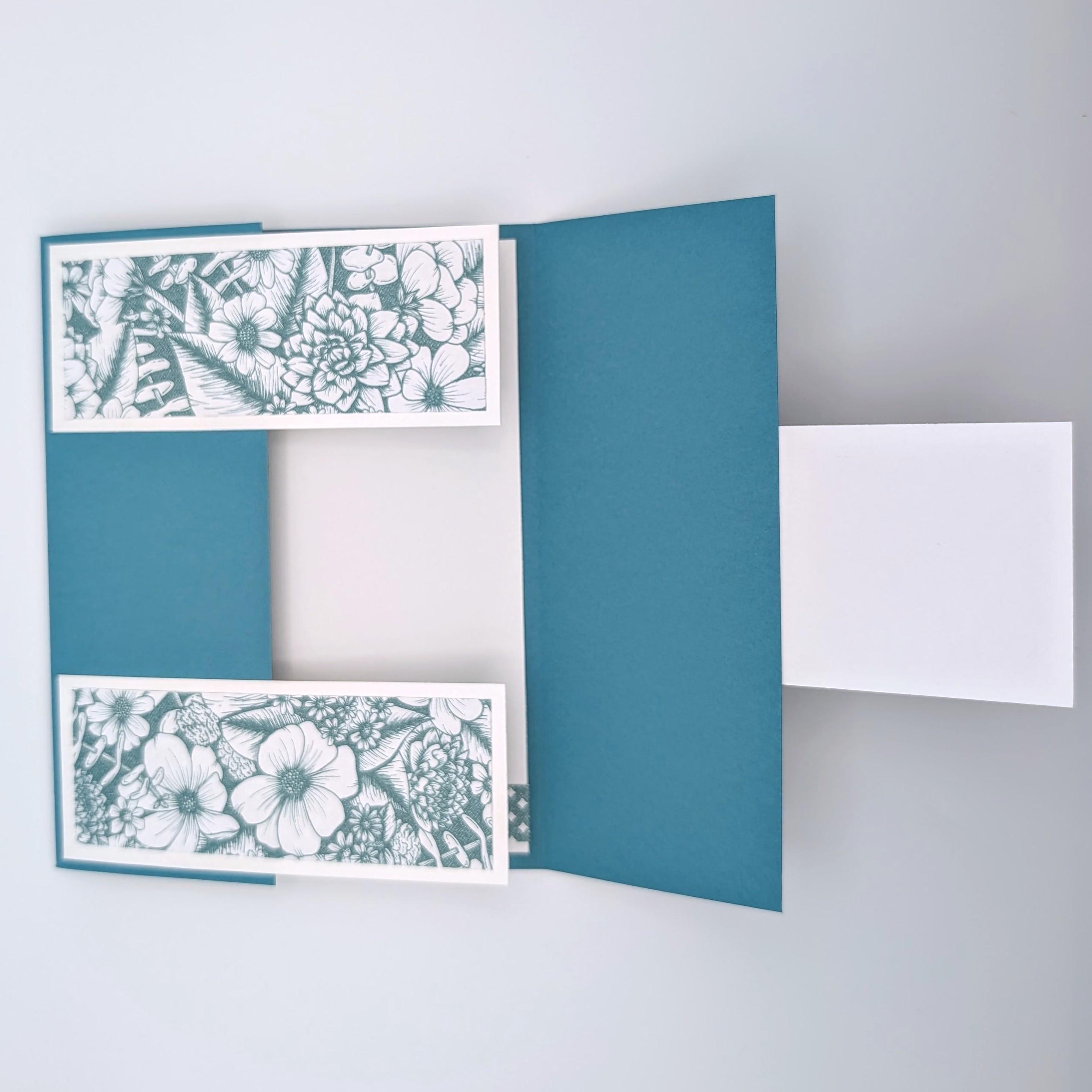 Banded Gatefold Birthday Card – Handstamped Greeting Card, Stampin' Up ...