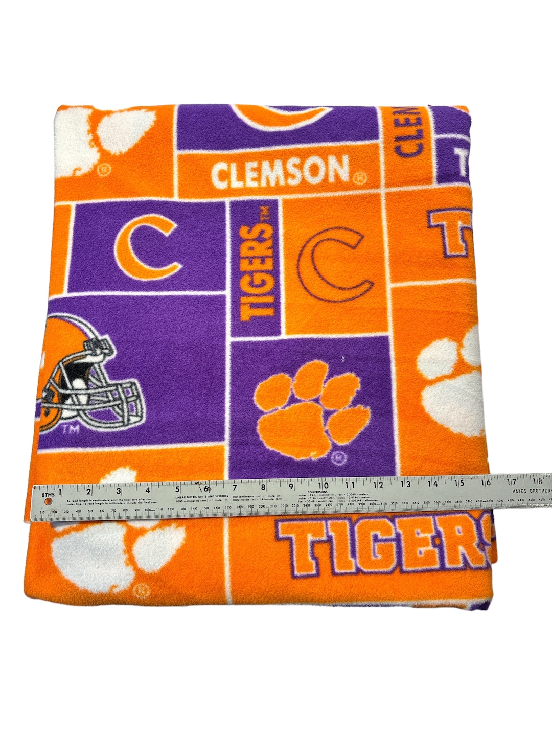 Clemson University Fleece Blanket- Extra Large - Etsy