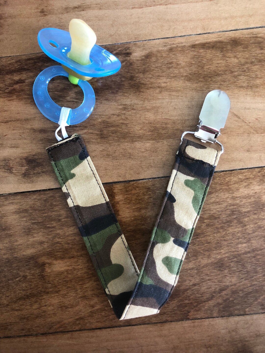Camo Pacifier Clip - Etsy