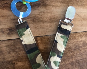 Army Brat Pacifier Clip With Matching Ribbon RAR MSRP 18.00 - Etsy