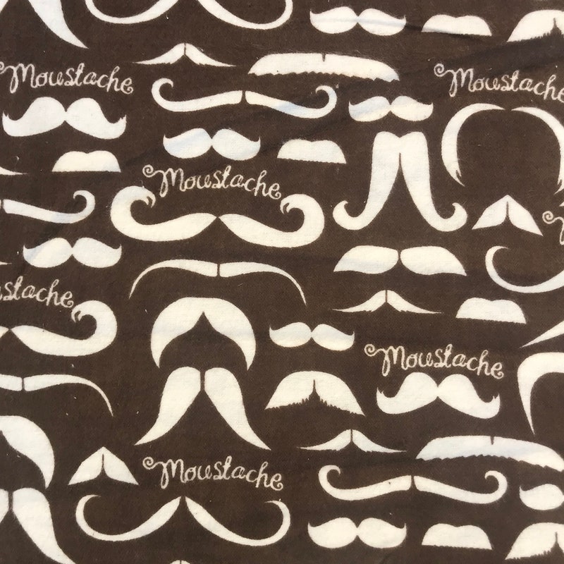 Mustache Fabrics - Etsy