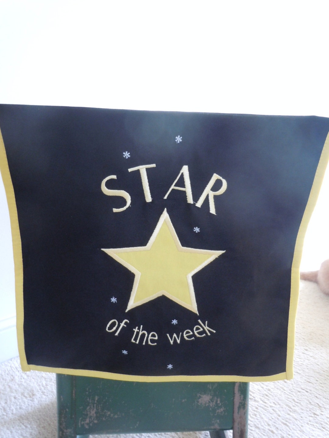 Star of the Week Chair Cover - Etsy