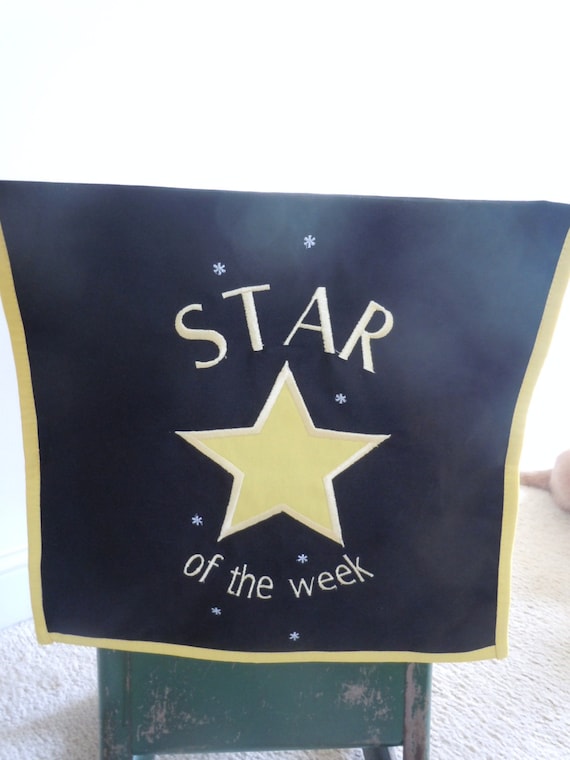 Star of the Week Chair Cover | Etsy