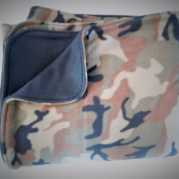 Camo Fleece Blanket - Etsy