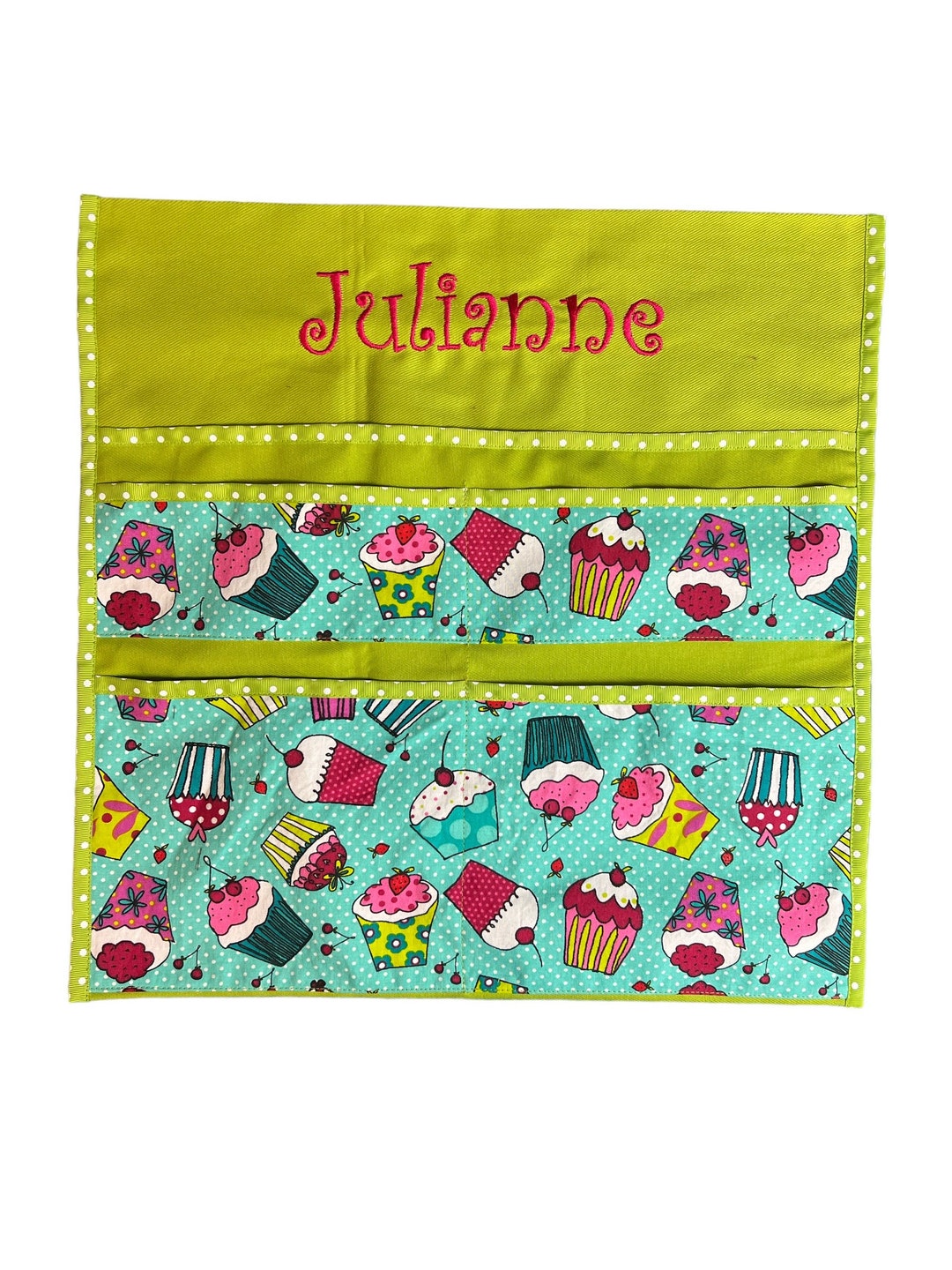 Cupcakes Deluxe Seat Pocket With Personalization - Etsy
