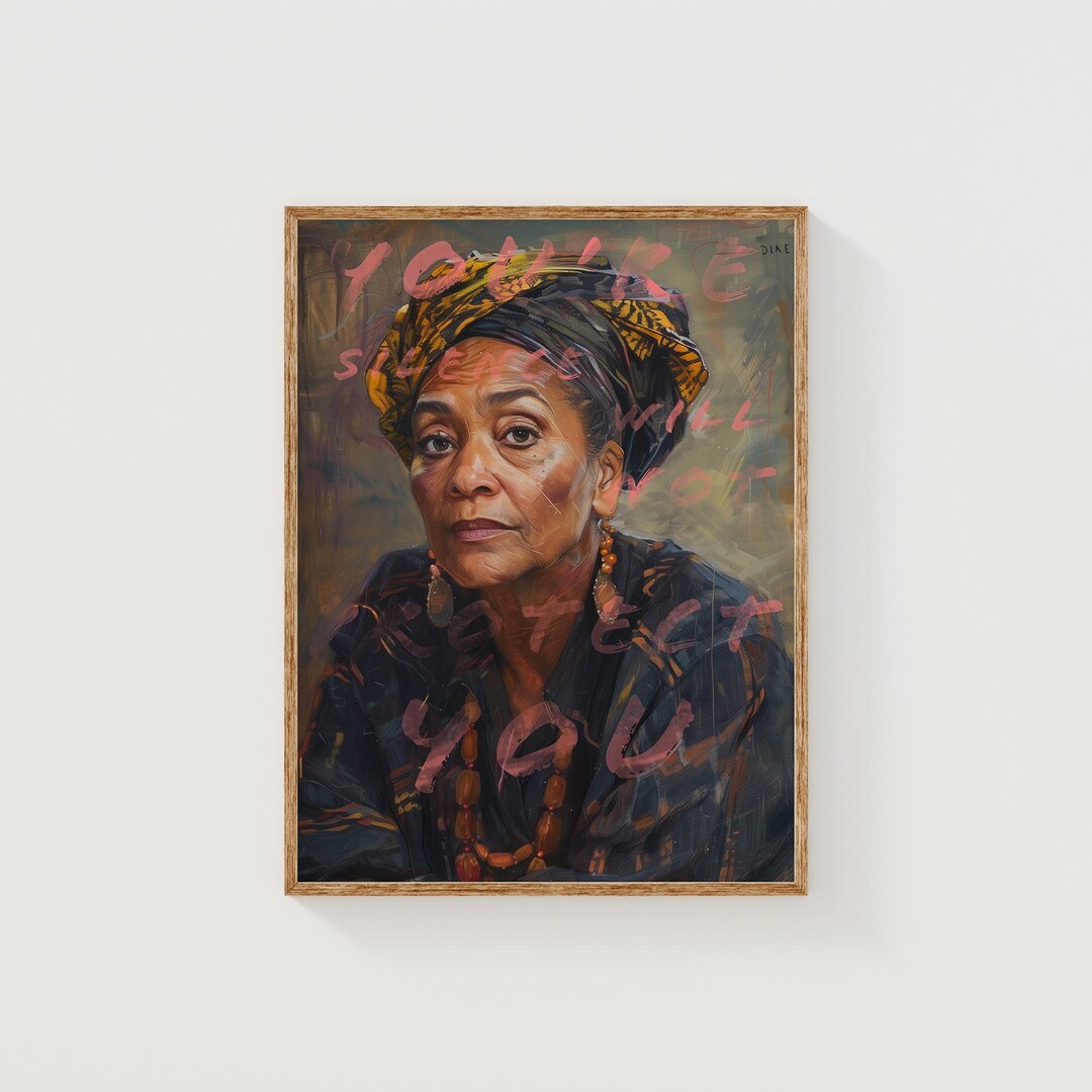 Audre Lorde Quote Art Print: Modern Portrait Poster - Etsy