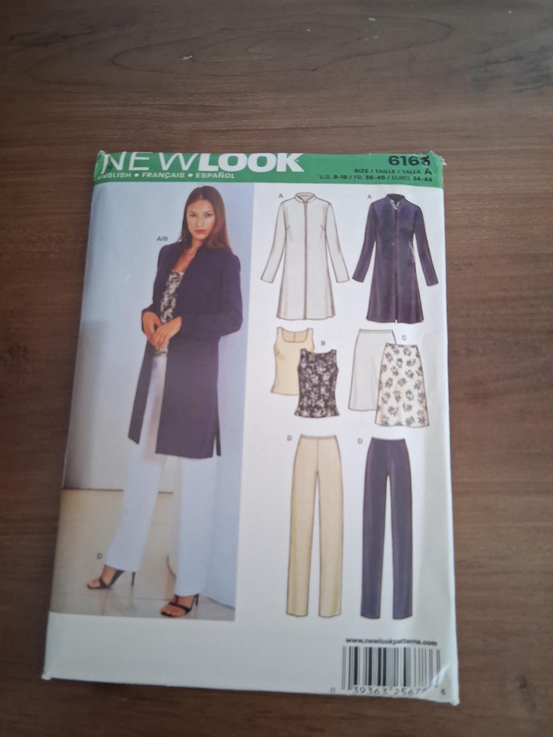 New Look 6163 Sewing Pattern: Ladies' Office Wardrobe (sizes 8-18) - Etsy
