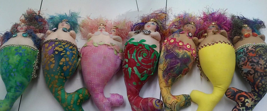 Chubby Mermaid Dolls I Will Add an Extra Doll. so That's a Total of 6 ...
