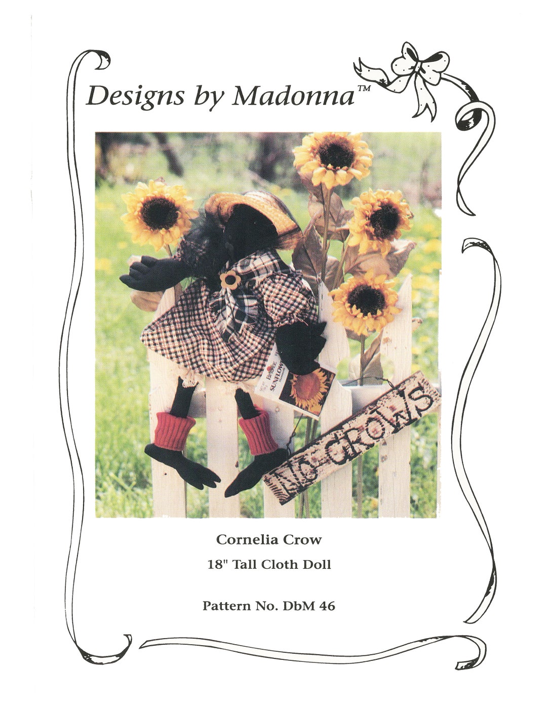 Cornelia Crow, a Designs by Madonna Vintage Pattern - Etsy