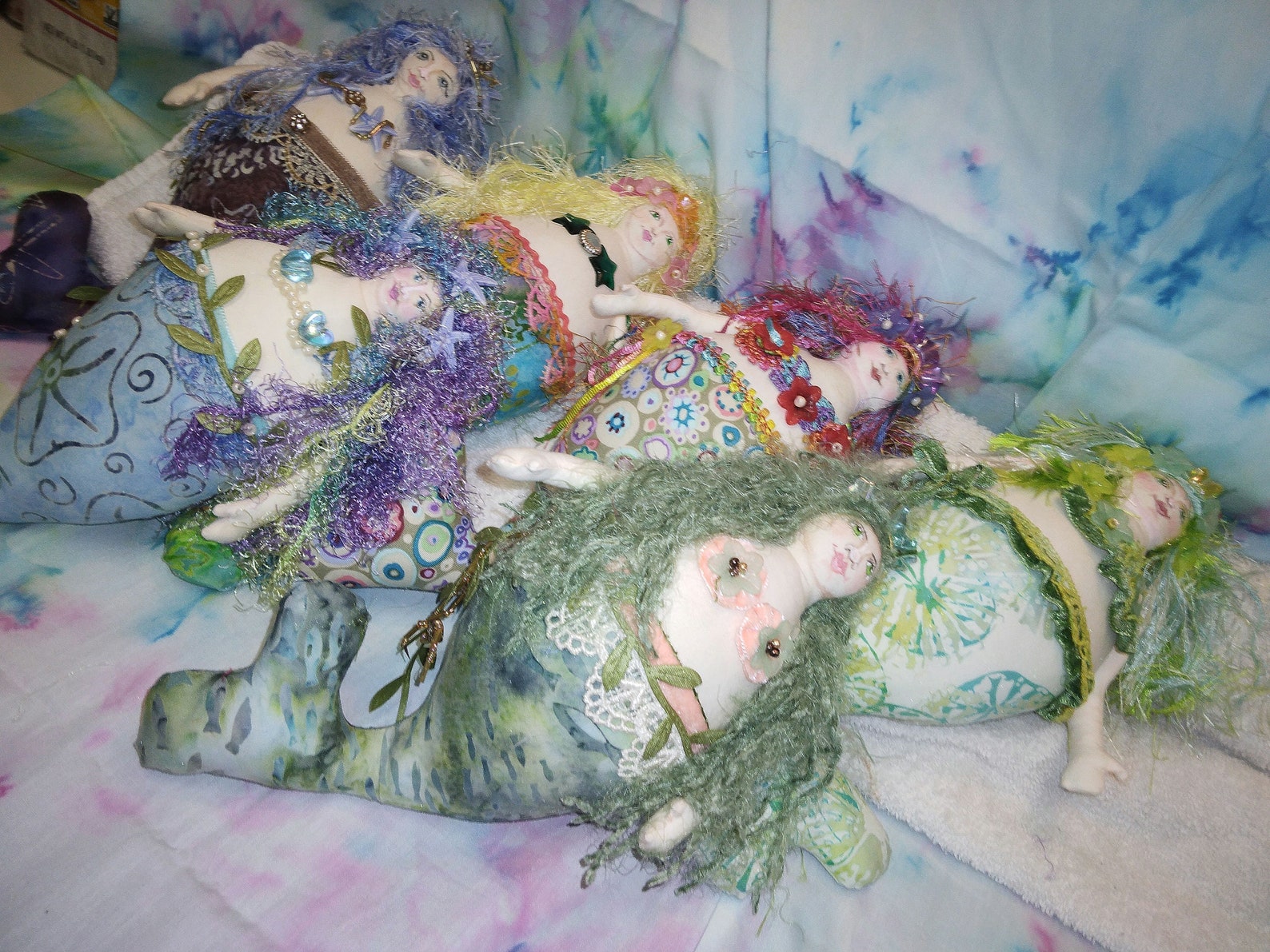 Chubby Mermaid Dolls I Will Add an Extra Doll. so That's a Total of 6 ...