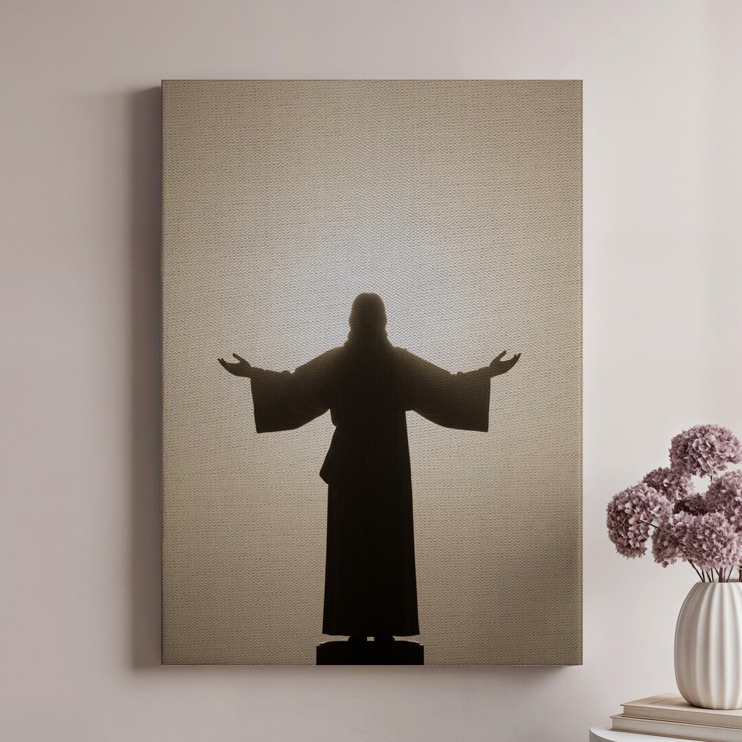 Jesus Christ Canvas Wall Art, Christian Wall Decor, Religious Canvas ...