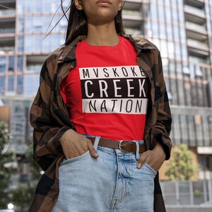 Mvskoke Creek Nation Indigenous Tribal Pride T-shirt - Etsy