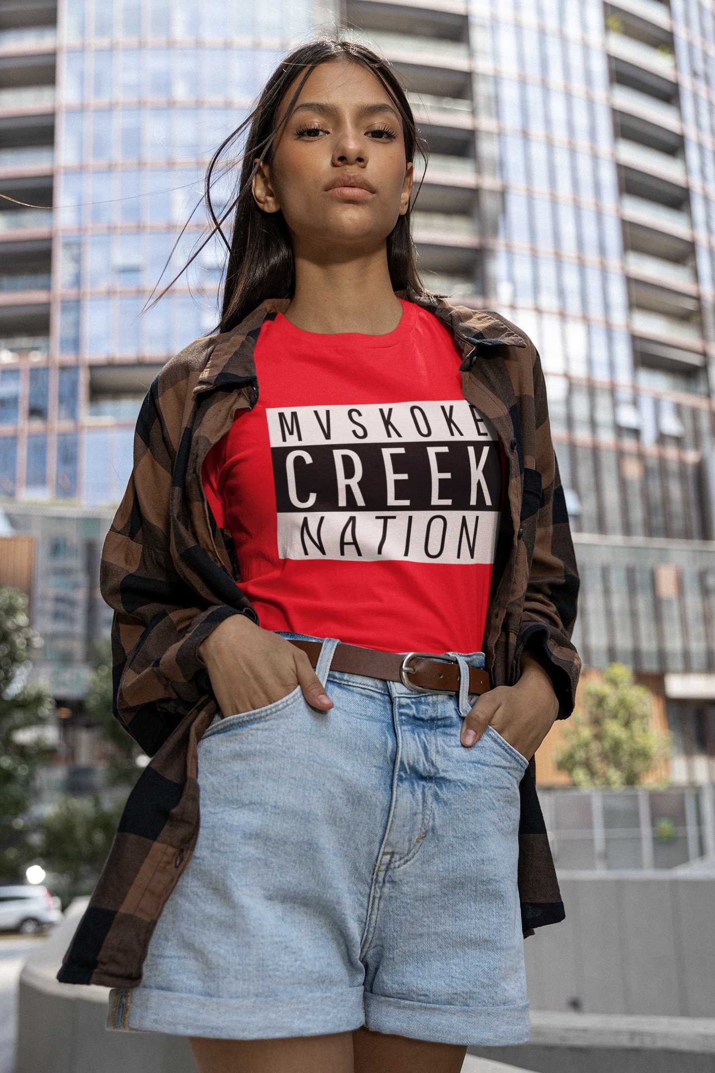 Mvskoke Creek Nation Indigenous Tribal Pride T-shirt - Etsy