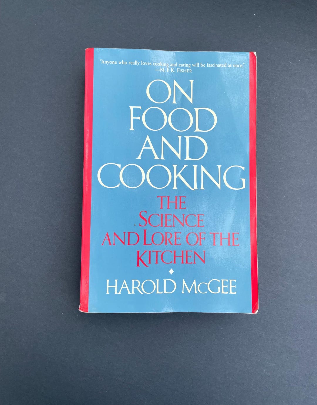 On Food and Cooking: the Science and Lore of the Kitchen - Etsy