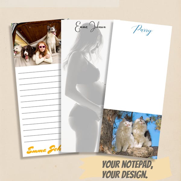 Personalized Notepads - Etsy