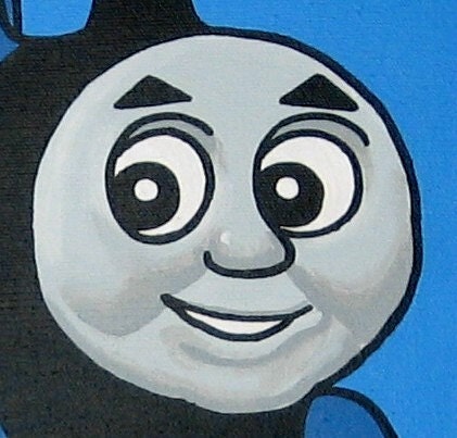 Hand-painted Thomas the Train Theme Nursery Wall Art - Etsy
