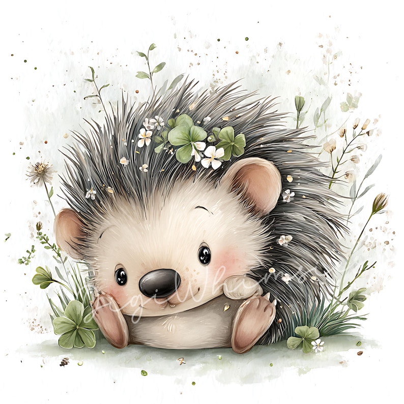 15 Spring Baby Animals Clipart, Nursery Art, Woodland Creatures, Boho ...