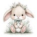 15 Spring Baby Animals Clipart, Nursery Art, Woodland Creatures, Boho ...
