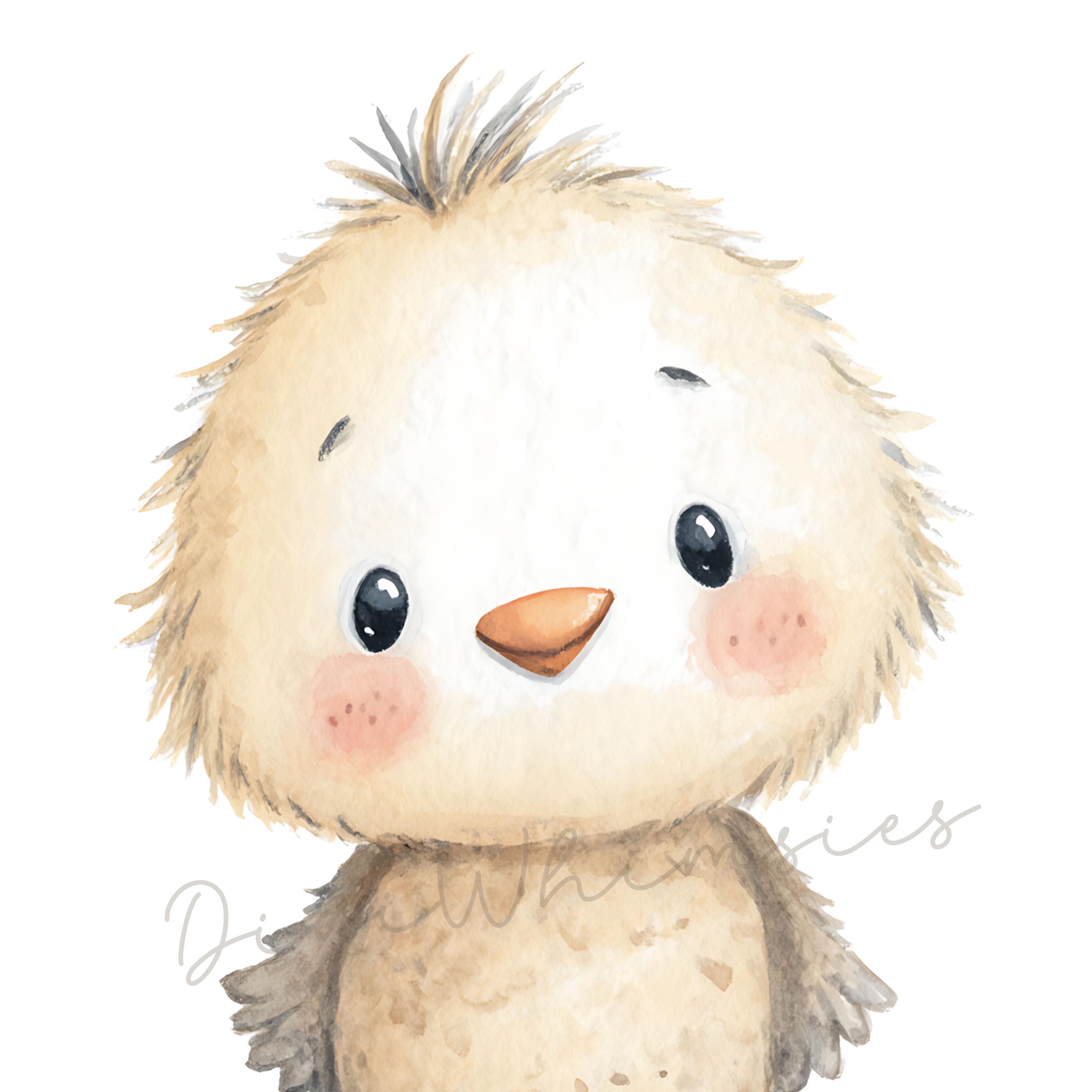 Watercolor Farm Animals Portrait Clipart | Nursery Art (12 JPG) - Etsy UK