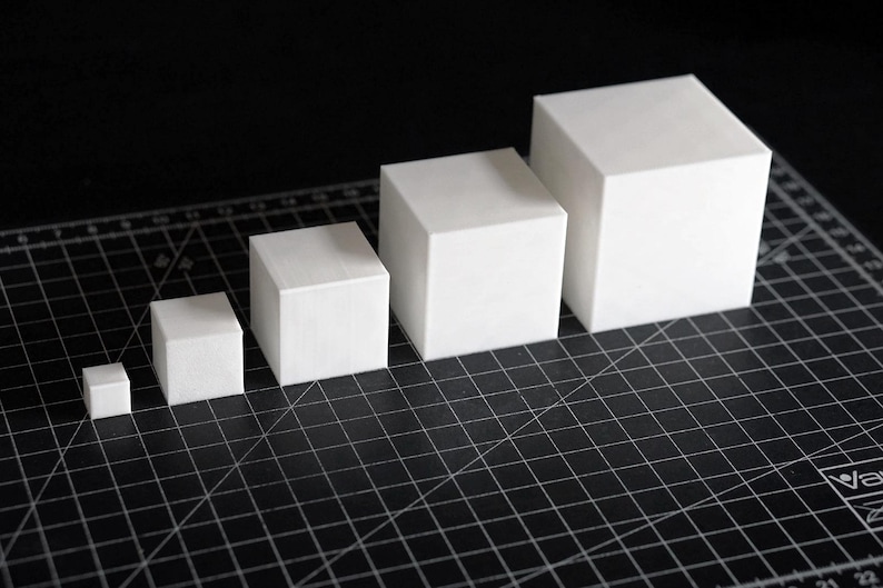 Blank Cube / D6 / Platonic Solid / 2 - 14 Cm - Etsy UK