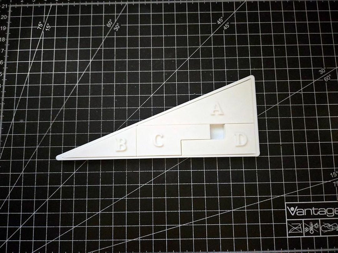 Missing Square Piece Triangle Puzzle / Illusion - Etsy