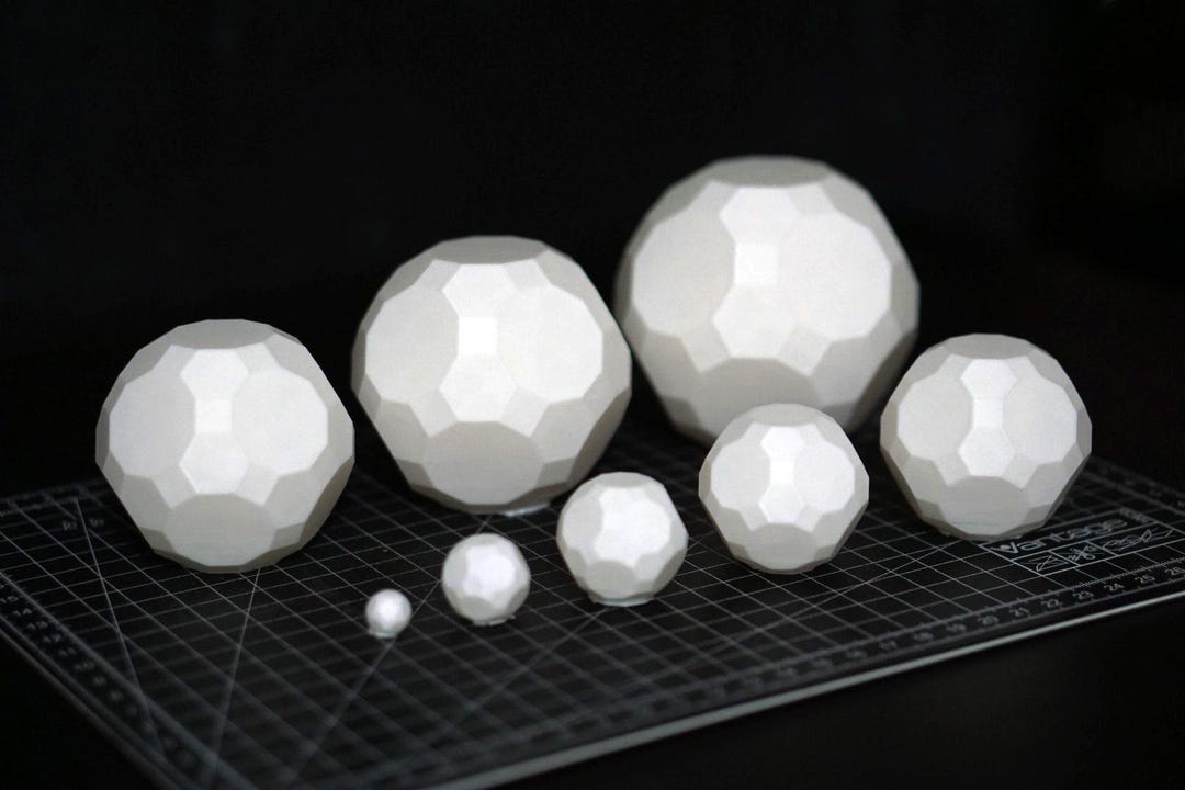 Blank Truncated Icosidodecahedron / Archimedean Solid / 2 - 12 Cm - Etsy