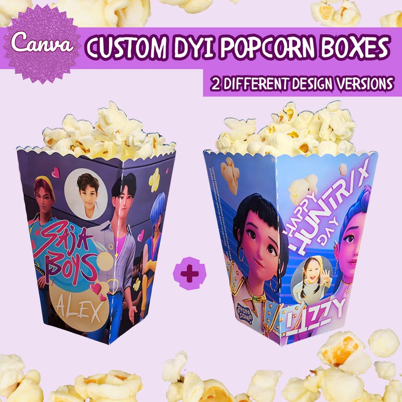 Kpop Demon Hunters Party Boxes - Etsy New Zealand