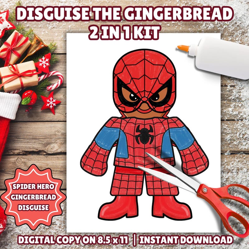 Gingerbread Spider Man - Etsy