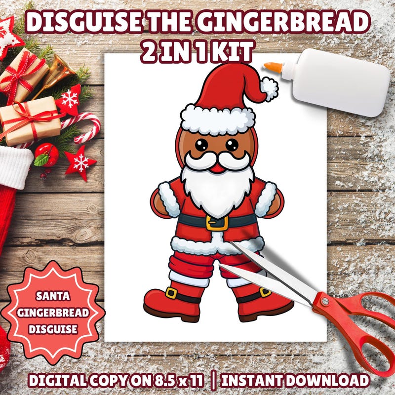Santa Disguise Project - Etsy