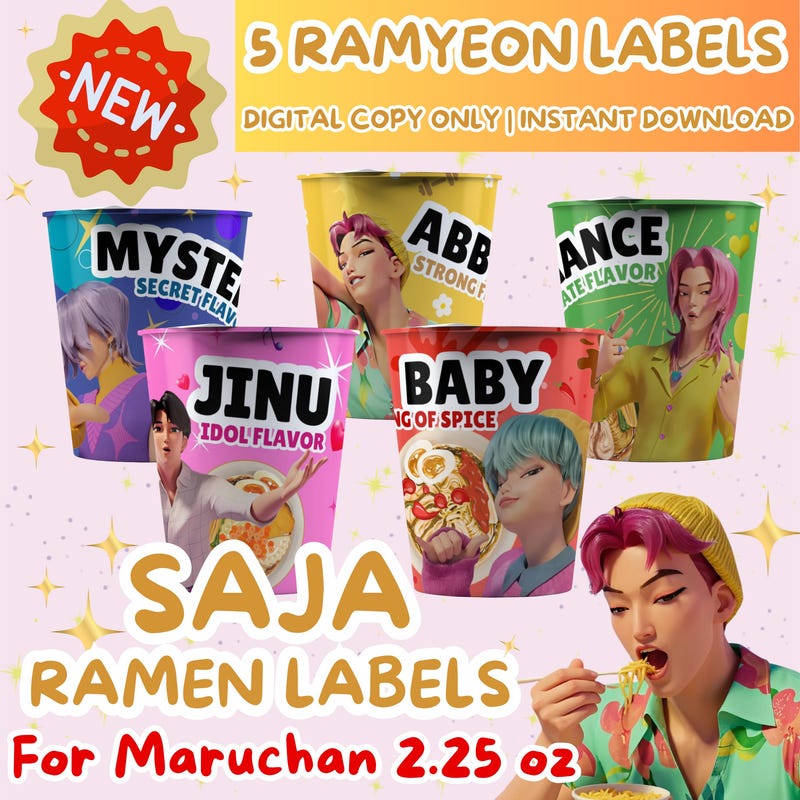 Kpop demon hunters ramen - Etsy.de