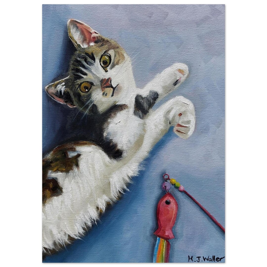 Misty - Cat Fine Art Print - Etsy Australia