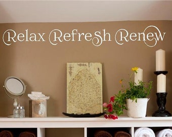 Relax Refresh Renew | Etsy