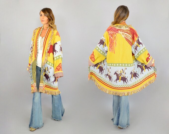RARE Native American Blanket Jacket - Etsy