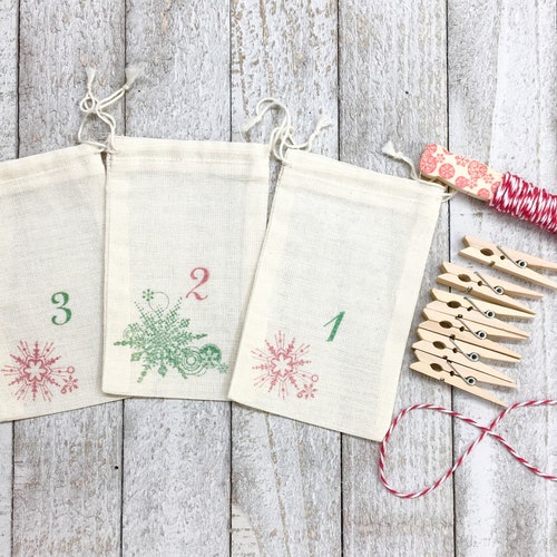 Personalized Advent Calendar Kit Christmas Countdown Set - Etsy