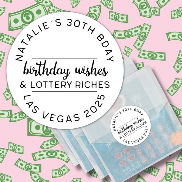 Lottery Ticket Custom Message - Etsy