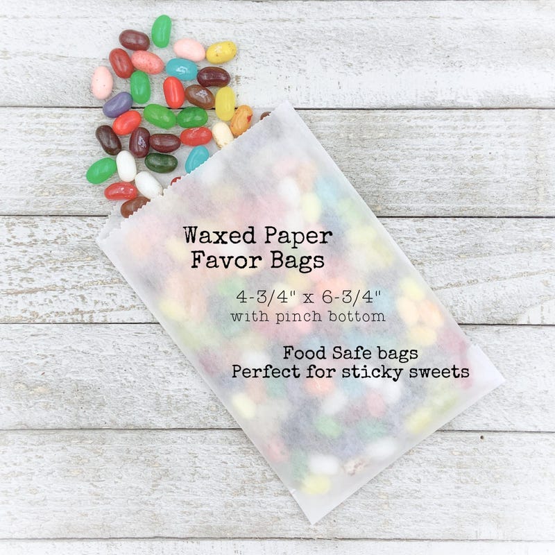 Waxed Paper Bags - Etsy