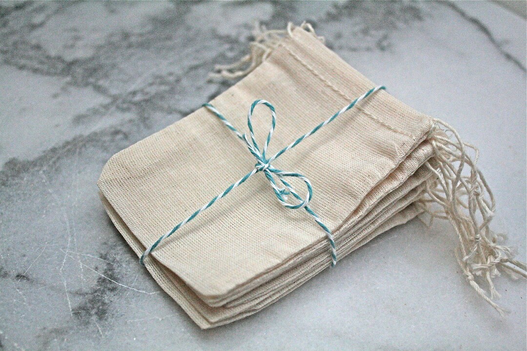 Cloth Favor and Gift Bags Set of 25 Unprinted Natural - Etsy