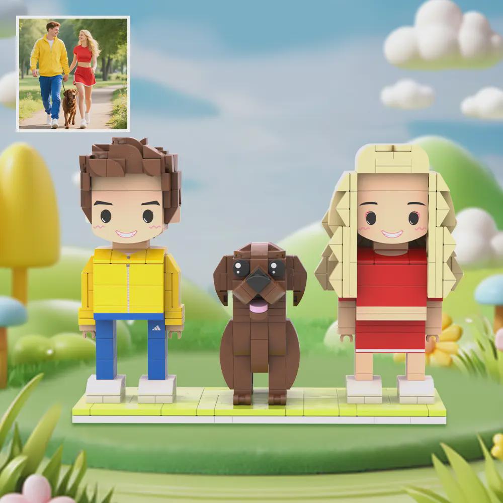 Custom Brick Figures: Personalized People and Pet Keepsake - Etsy