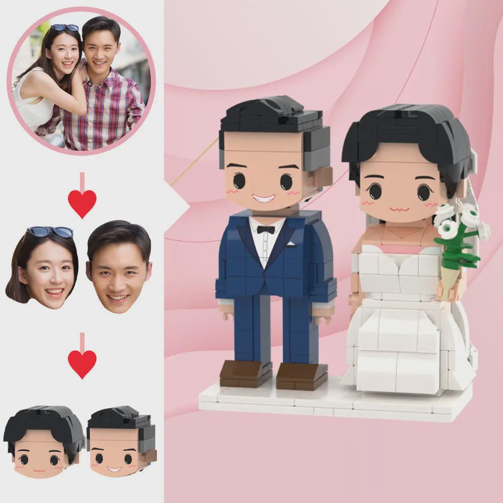 Personalized Custom Brick Figures – Mini Figures With Pets, Family ...