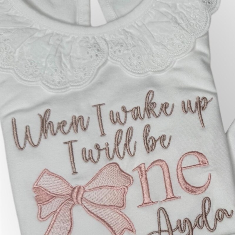 When I Wake up I Will Be 1 Pajamas - Etsy UK