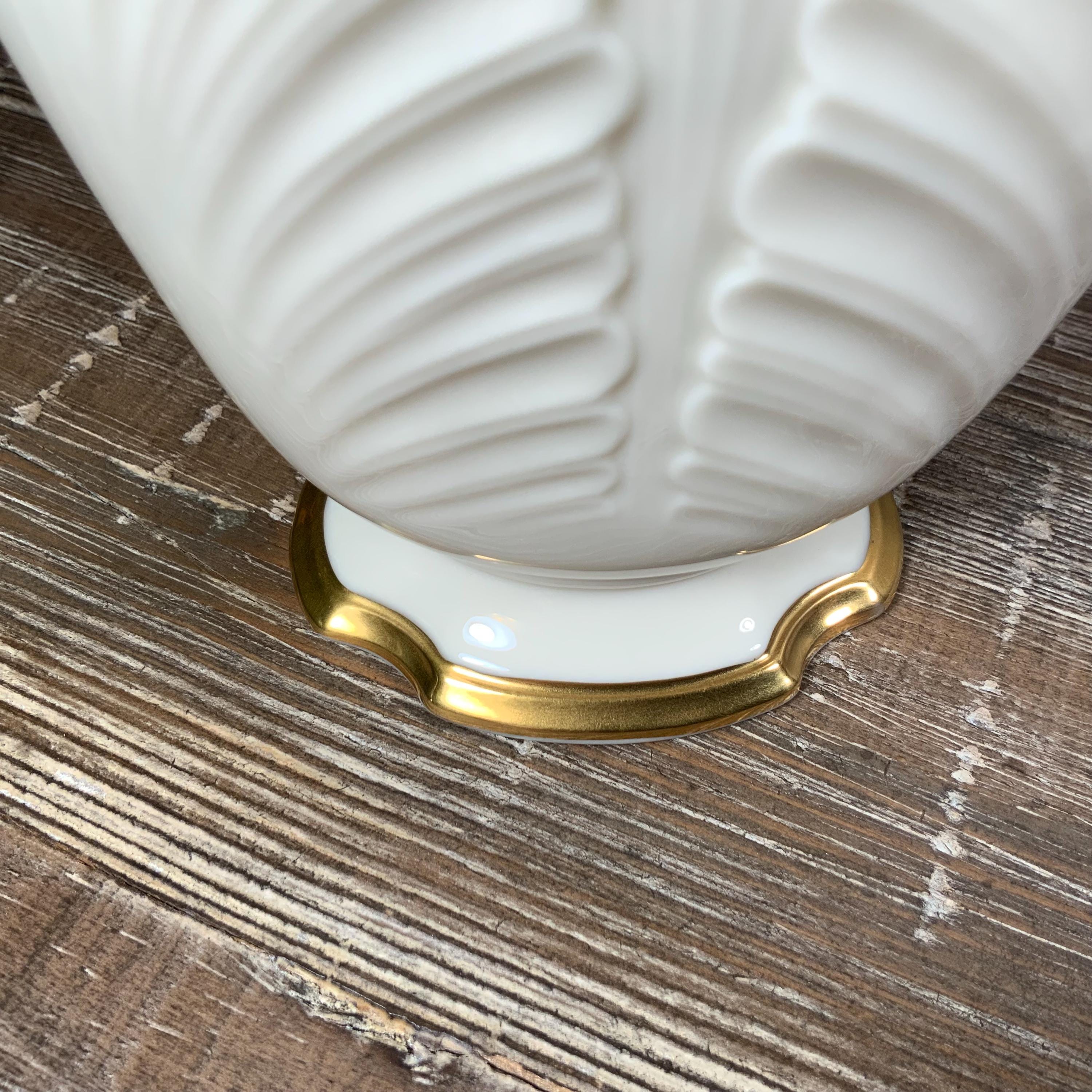 Lenox CORINTHIAN COLLECTION Vase - Gold Trim - Vintage - Made in USA - Etsy