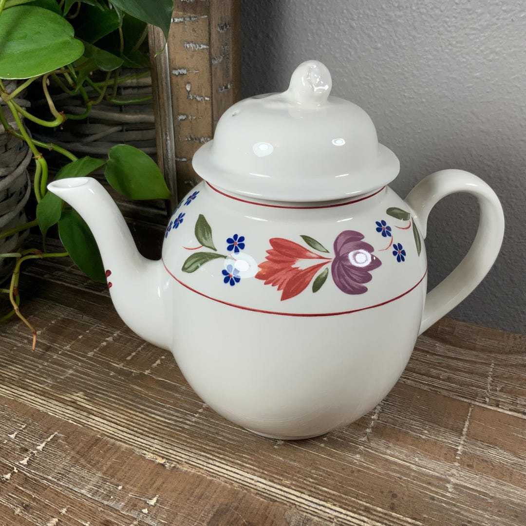 Adams China OLD COLONIAL Teapot and Lid - 4 Cup - Vintage Serveware ...
