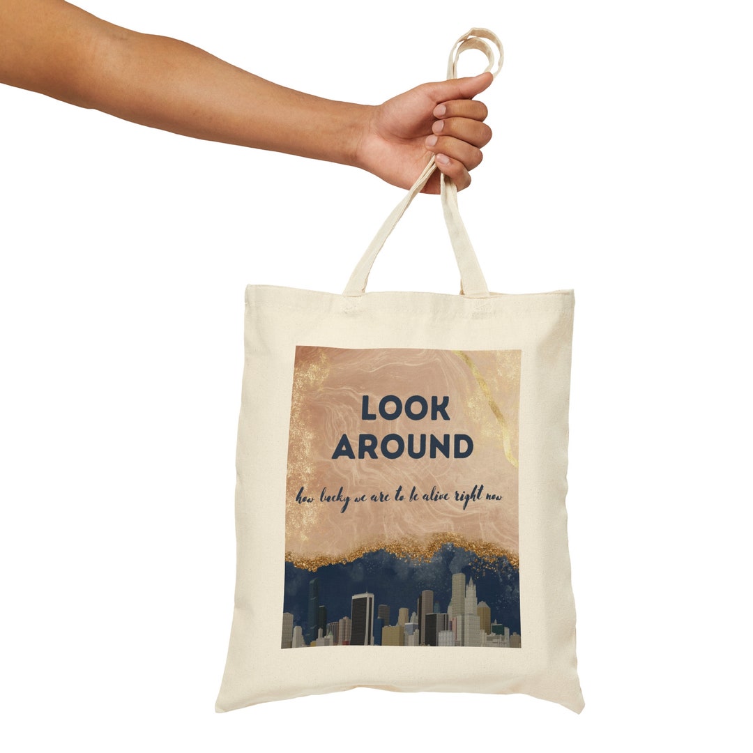 Look Around Hamilton Inspired Tote Bag - Etsy