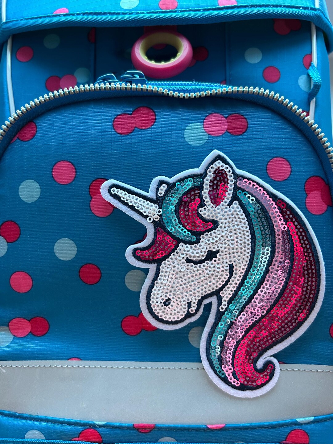 Contour Kletti Velcro Patch | Enchantingly Glittering Unicorn Head ...